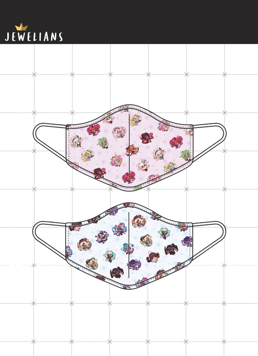 【FACE MASKS】cookie run kingdom – jewelians